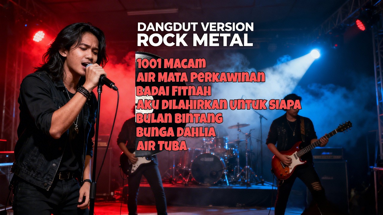 🔥 Dangdut Rasa Metal! 1001 Macam, Air Mata, Badai Fitnah Versi Rock ...