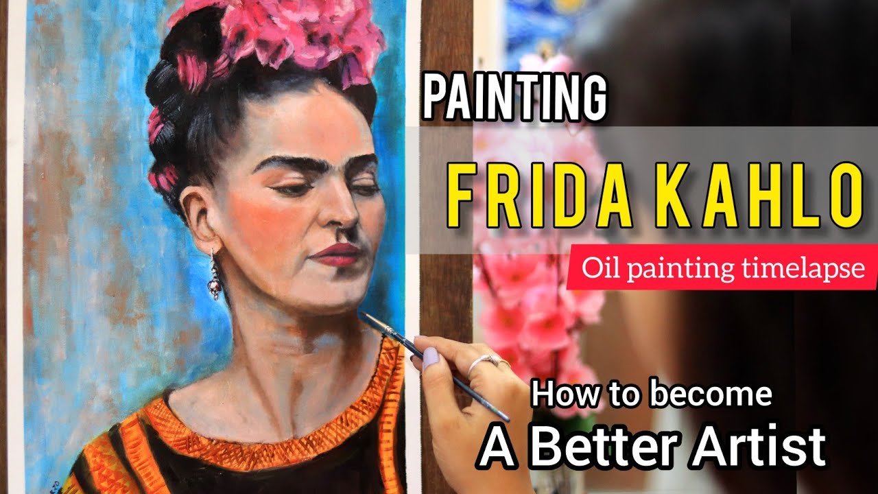 Painting Frida Kahlo Drawing Oil Painting Tutorial Drawing | How to ...