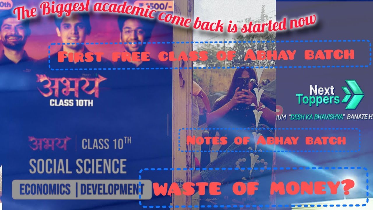 the biggest academic come back is started now/free class of abhay batch ...