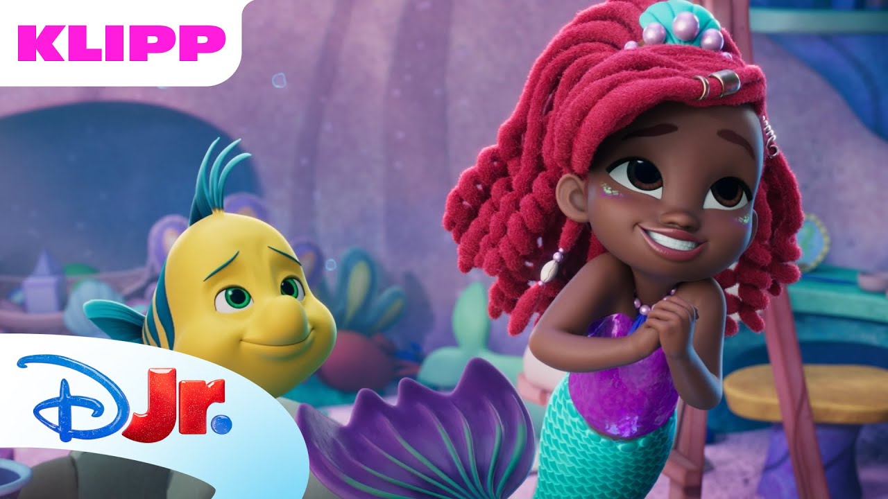 Rydd opp på rommet | Ariel | Disney Junior Norge - YouTube