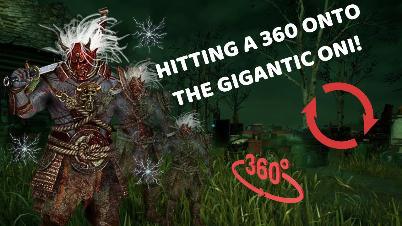 Hitting a sexy 360 on the LARGE oni! (DBD APRIL FOOLS EVENT) - Dead by ...