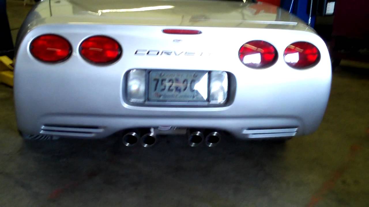 2002 Corvette Exhaust Upgrade Part 1 - YouTube