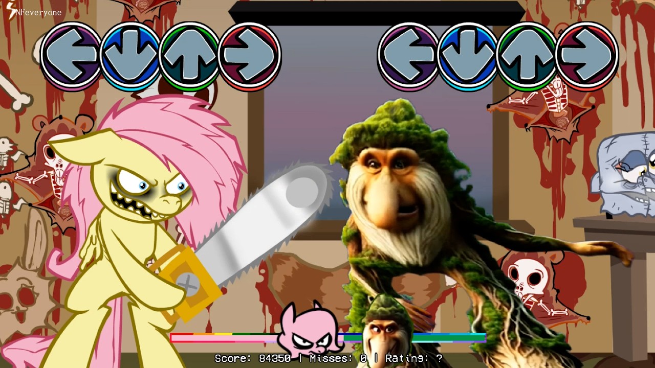 FNF Fluttershy kill Brr Brr Patapim | Elements Of Insanity SHED Song ...
