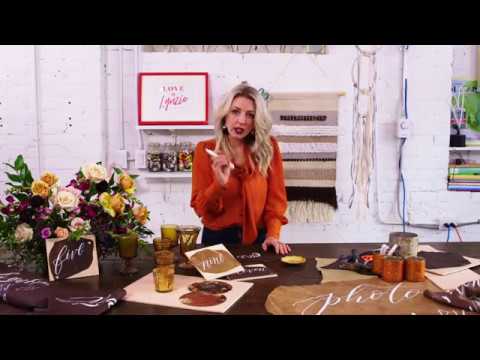 DIY Leather Signage with Lynzie Kent - YouTube