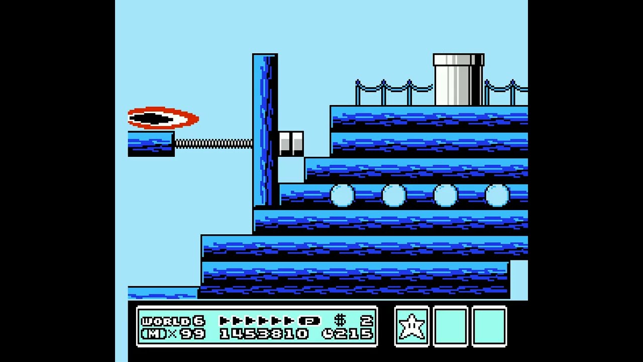 Super Mario Bros. 3 - World 6-Airship - YouTube