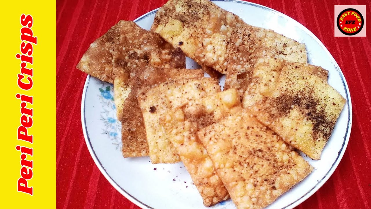 Instant Peri Peri Crisps at Home |Peri Peri Wheat Crisps |Easy Snacks ...