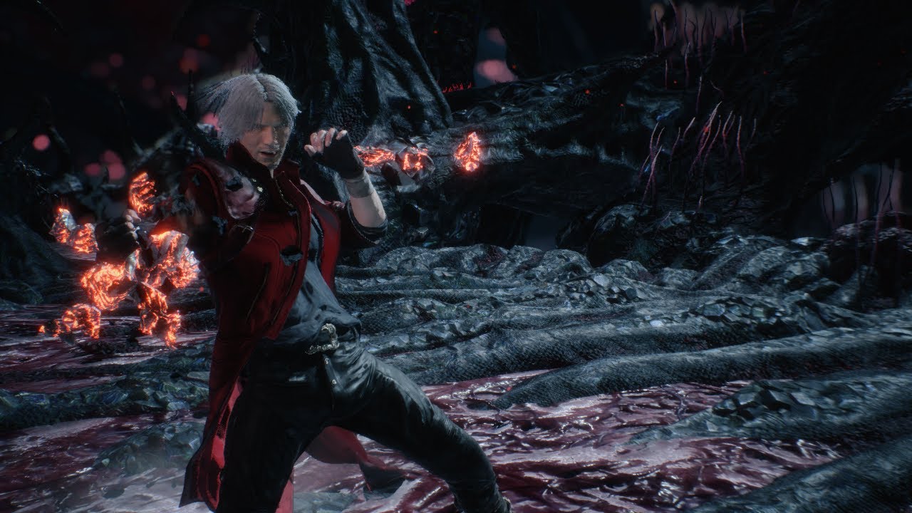 DMC5 Dante vs Cavaliere Angelo - Punch & Kick - YouTube