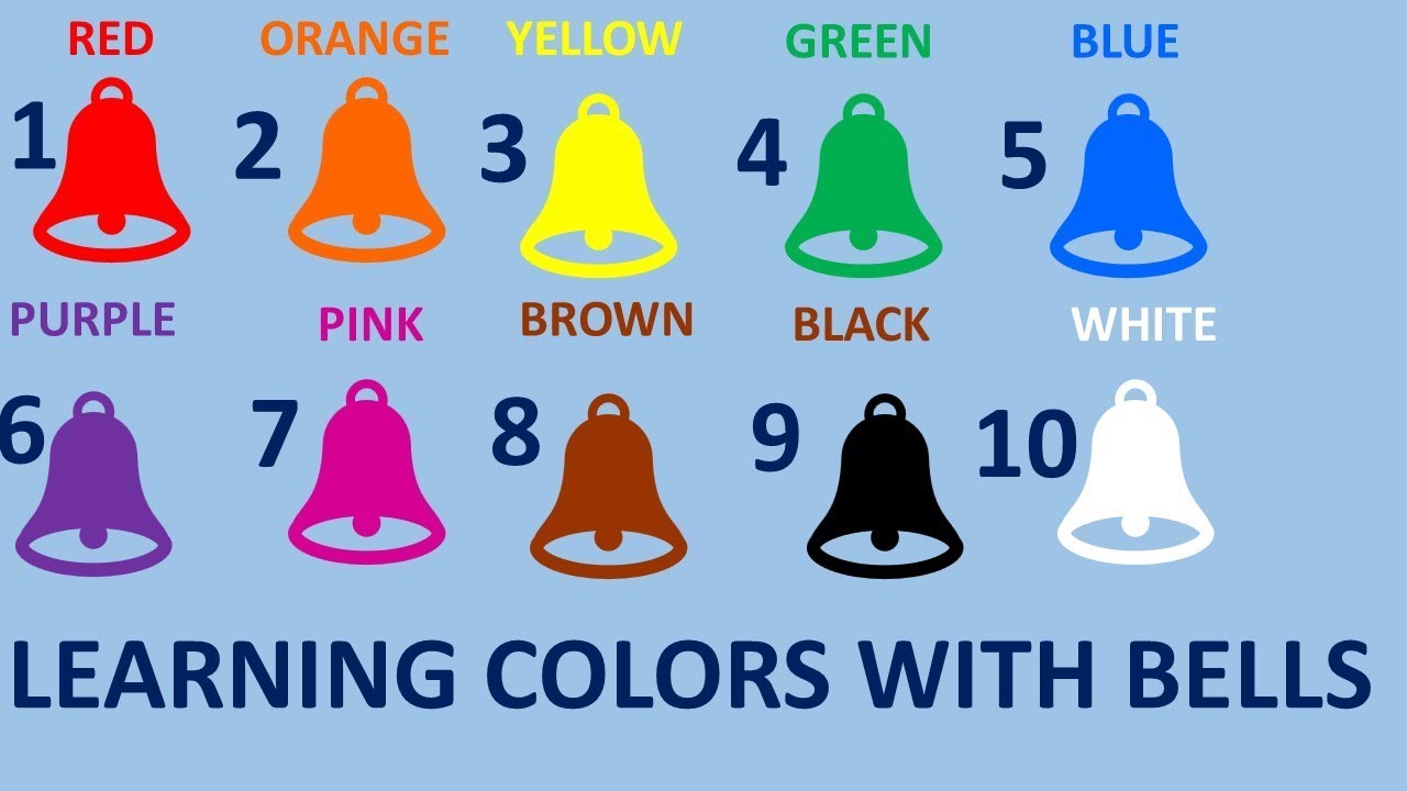 LEARN COLORS WITH BELLS - 2019 - YouTube
