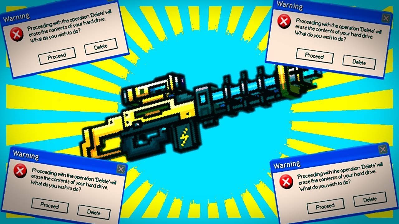 ELECTRO BLAST RIFFLE GLITCH | PIXEL GUN 3D - YouTube