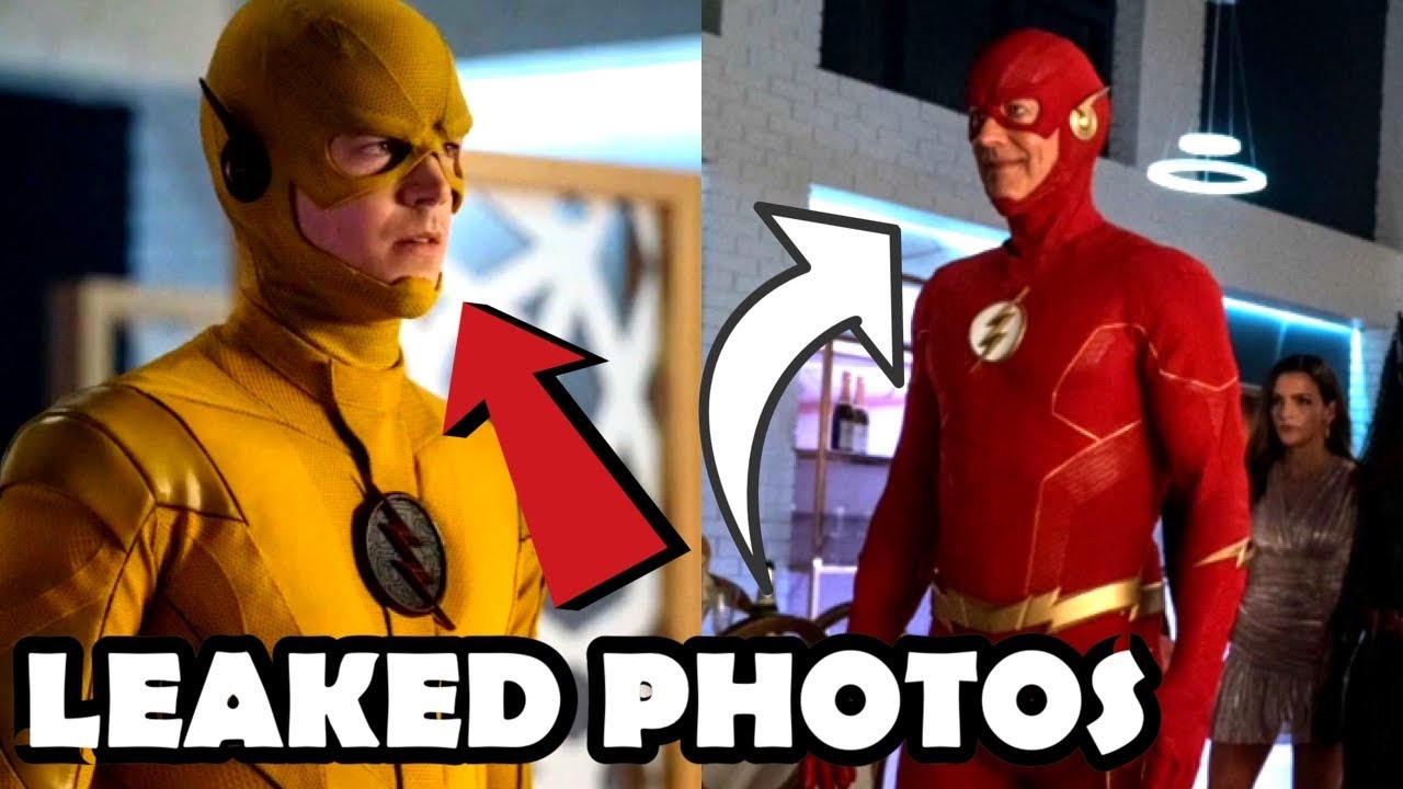Thawne IS THE FLASH! Barry is REVERSE FLASH! The Flash 8x04 Set Photos ...