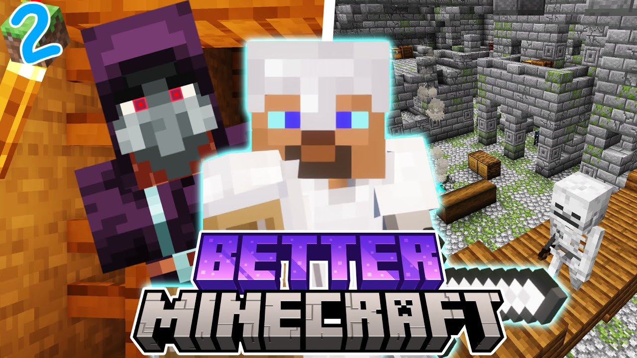 Surviving Underground in Better Minecraft! | Better MC ep. 2 - YouTube