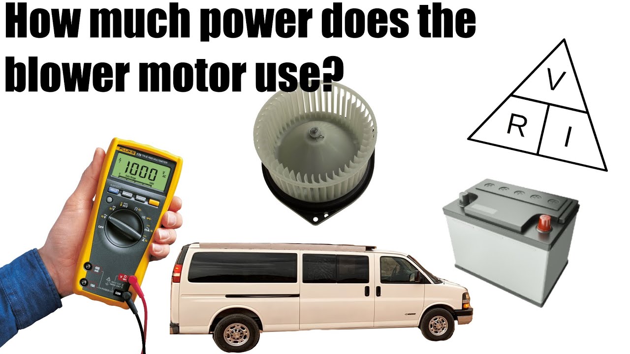 Blower Motor Power Draw Measurements (Express / Savana Vans) - YouTube