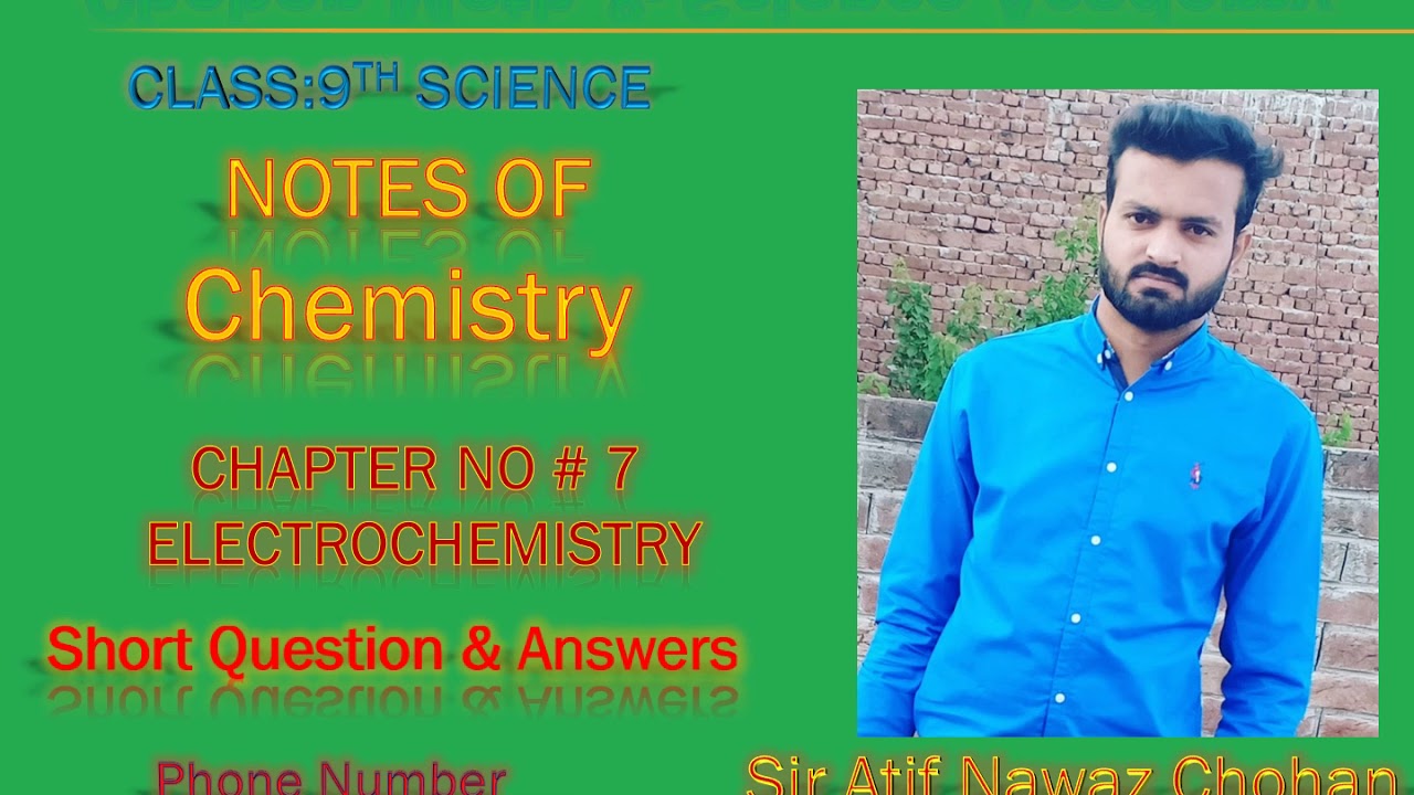 Class 9th Science Notes of Chemistry Chapter No 7 - YouTube