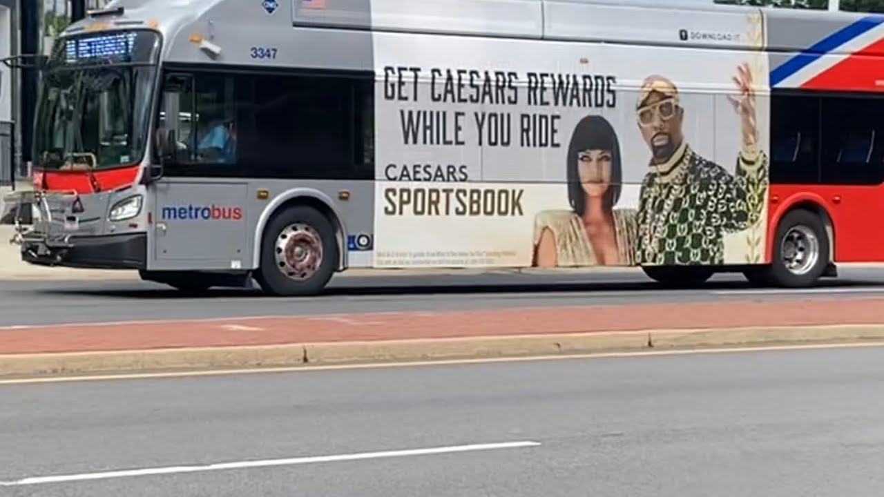 WMATA metro bus 2020 new flyer Xcelsior XN40 #3347 not in service - YouTube