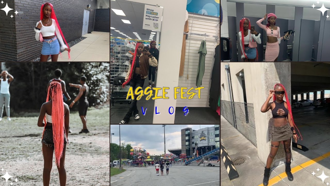 NCAT Aggie Fest Vlog 2023💙💛|| Chico bean, k camp concert, parties, etc ...