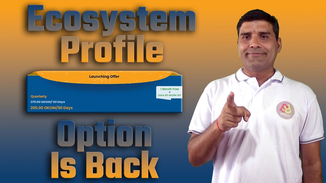 Check Now #ONPASSIVE Ecosystem Profile Option Is Back ! Onpassive new update today - YouTube