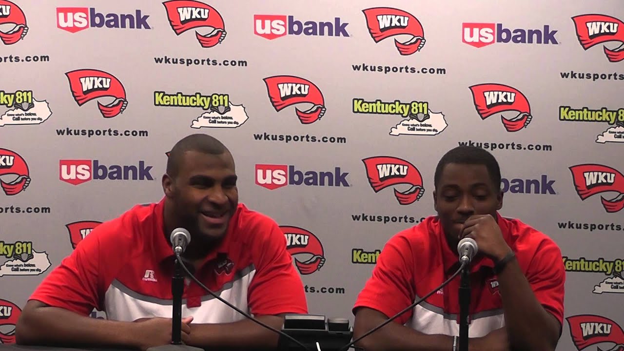 WKU FB Nacarius Fant and Gavin Rocker Press Conference - 10-19-15 - YouTube