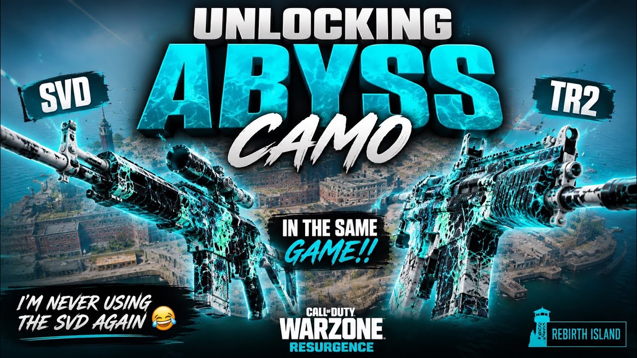 Call of Duty: Warzone Resurgence Unlocking Abyss Camo for the SVD & TR2 ...