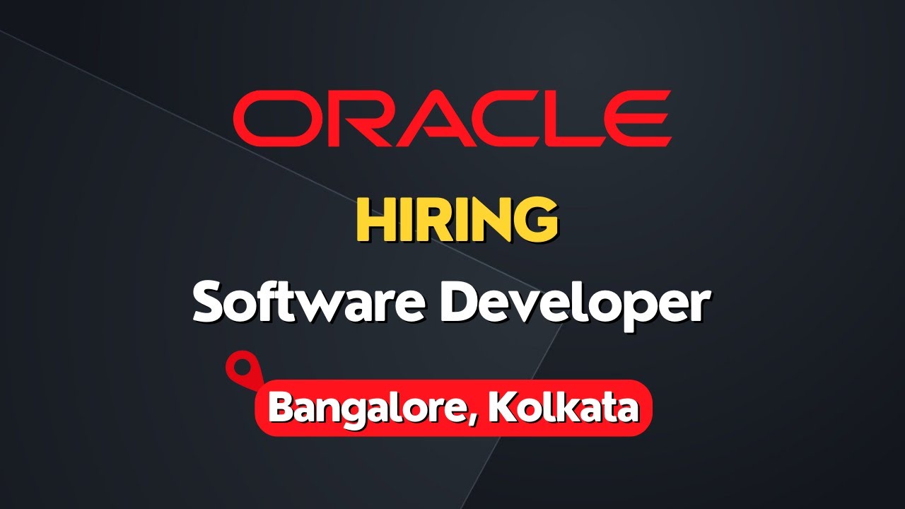 Oracle Hiring Software Developer - YouTube