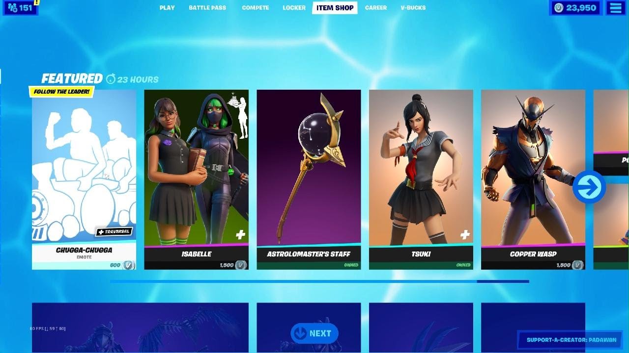 FORTNITE ISABELLE SKIN IS BACK! | July 4th Item Shop Review - YouTube