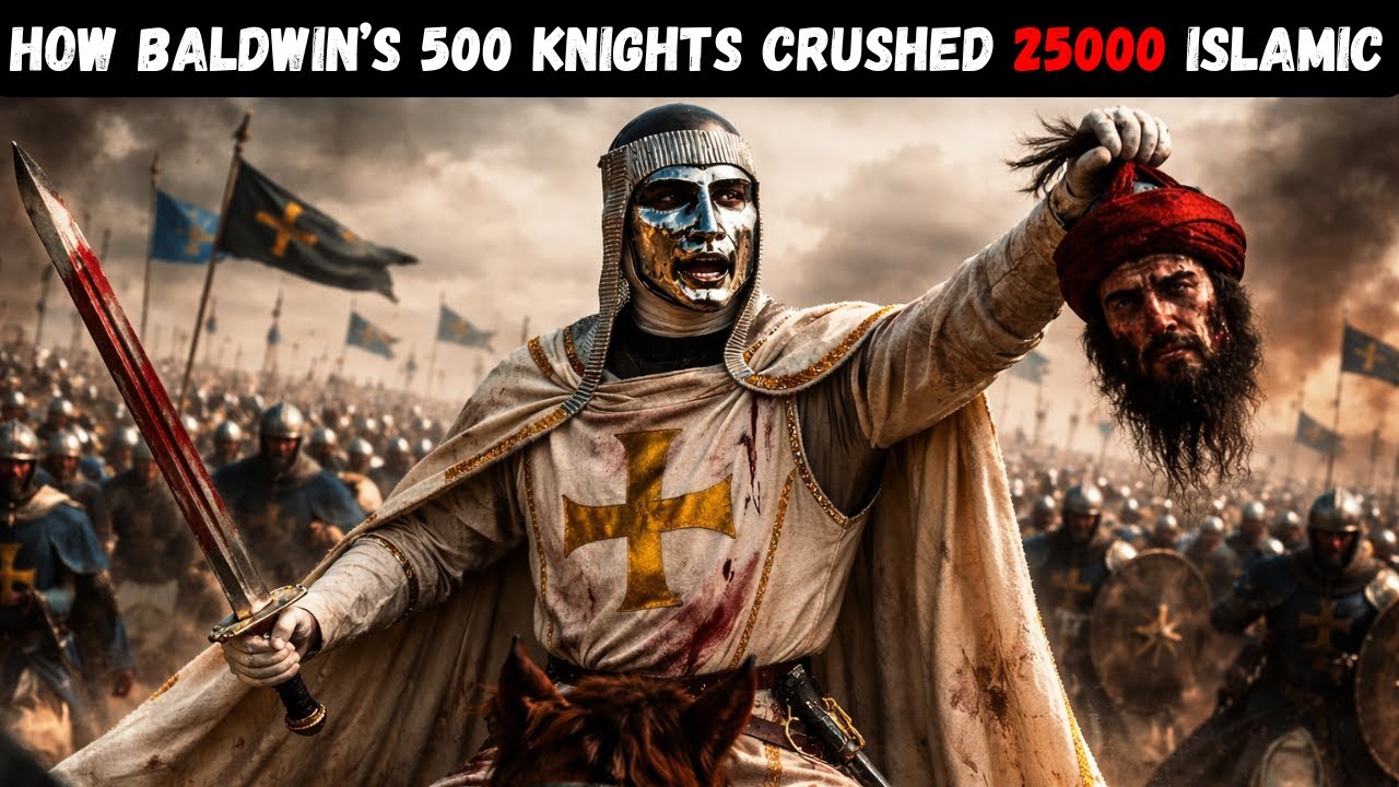 How King Baldwin’s 500 Knights CRUSHED 25,000 Islamic Invaders in One ...