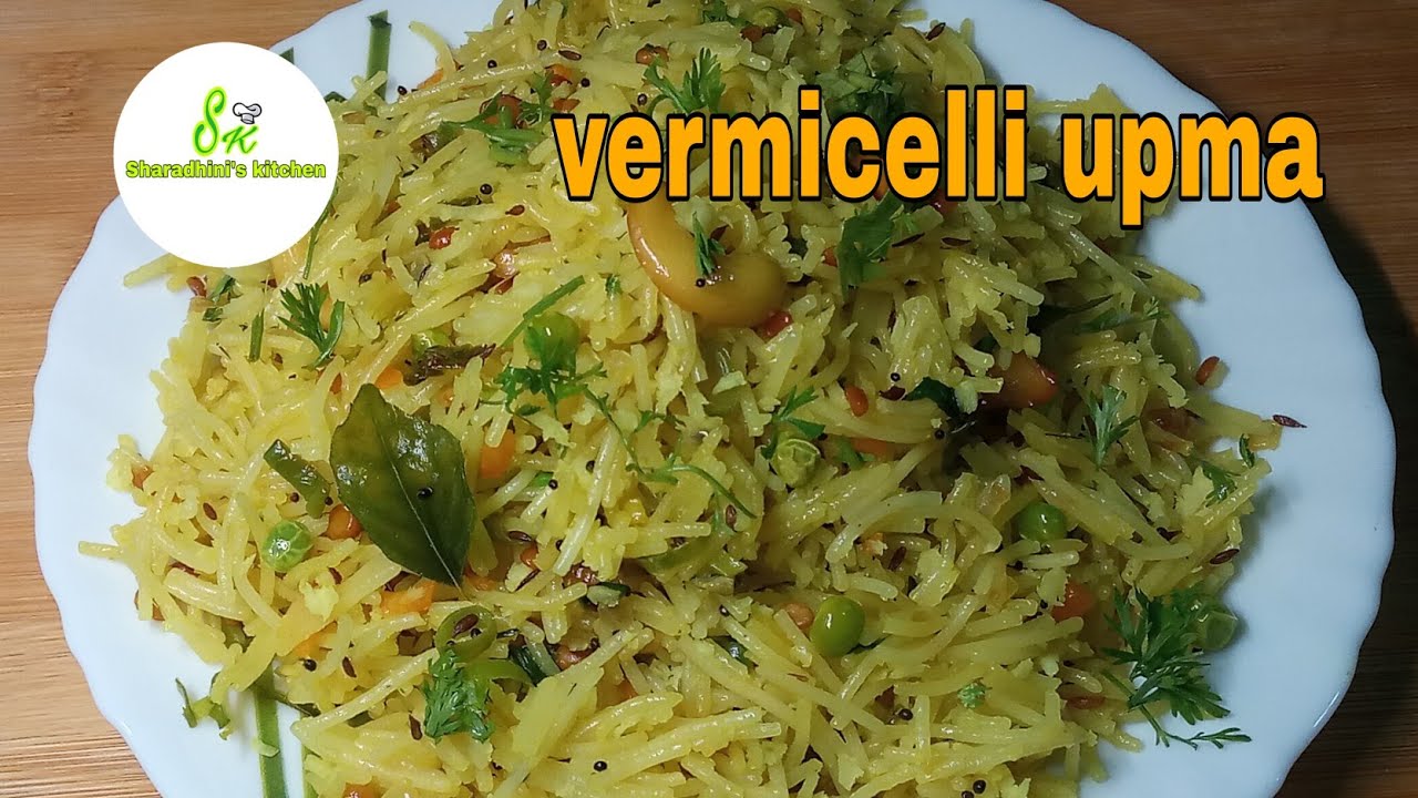 Vermicelli Upma/ Shavige Uppittu/Semiya Upma/Sharadhini's kitchen - YouTube