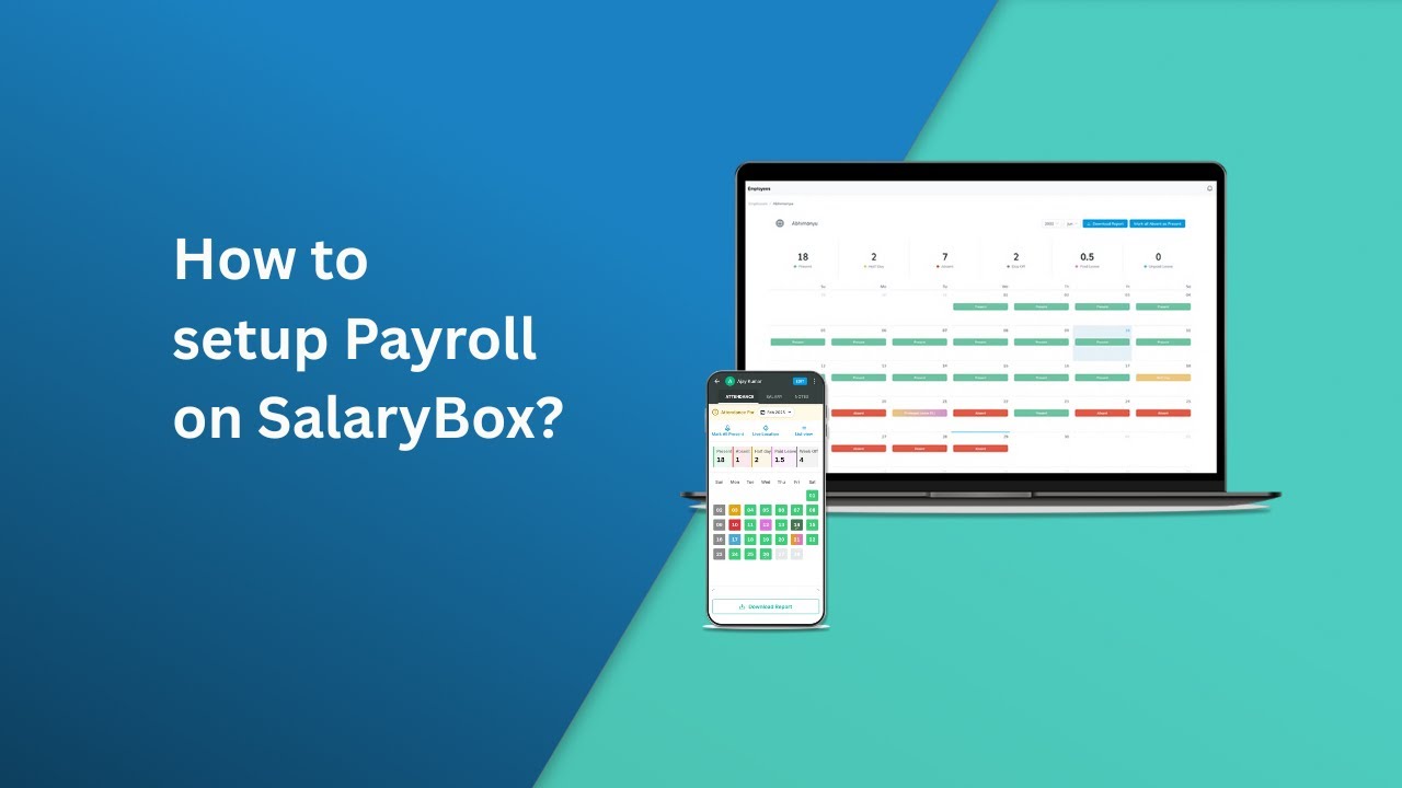 How to setup Payroll on SalaryBox? - YouTube