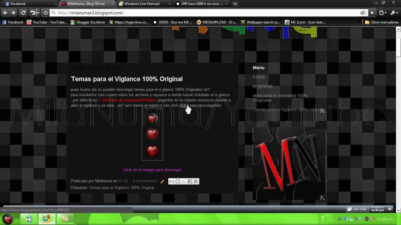 Tema Para El ViGlance 100% Original By MilaNuma - YouTube