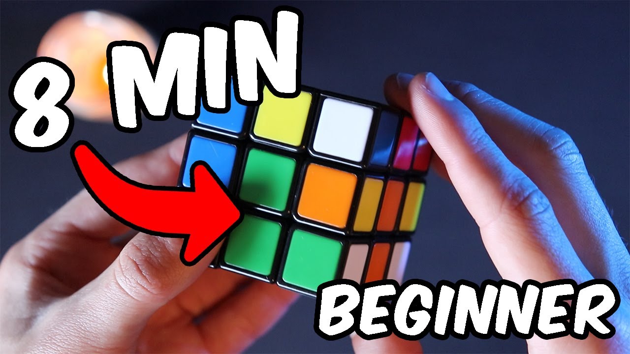 How To SOLVE a 3x3 RUBIK'S CUBE Step By Step *WITH EXAMPLE* - YouTube