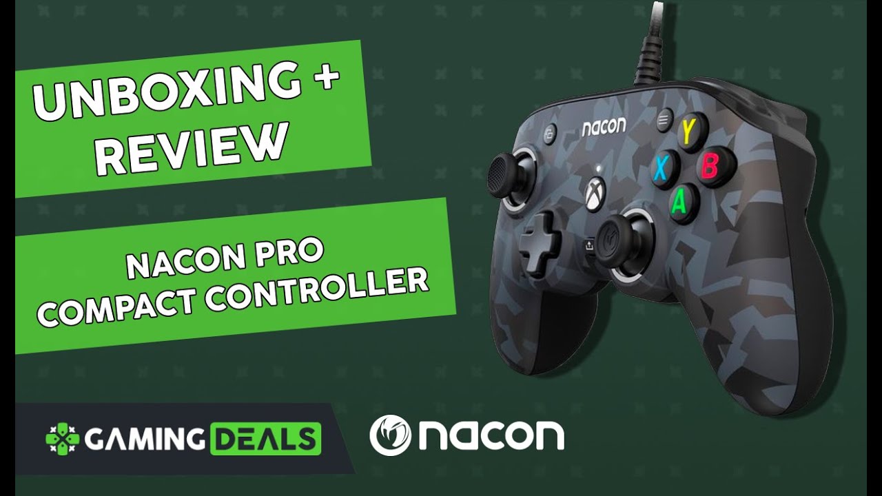 Nacon Pro Compact Controller for Xbox + PC (Unboxing + Review) | Gaming ...