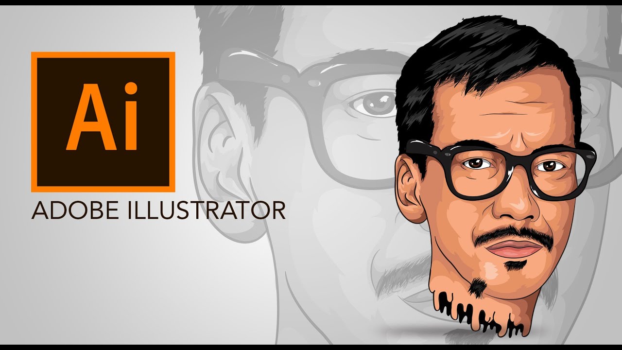 Cartoon Speedart Brod Pete| Adobe Illustrator - YouTube