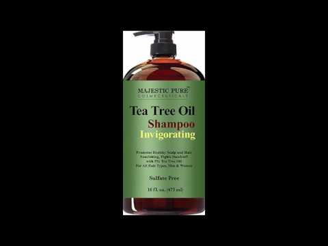Majestic Pure Tea Tree Shampoo, Sulfate Free with 5% Tea Tree Essential ...