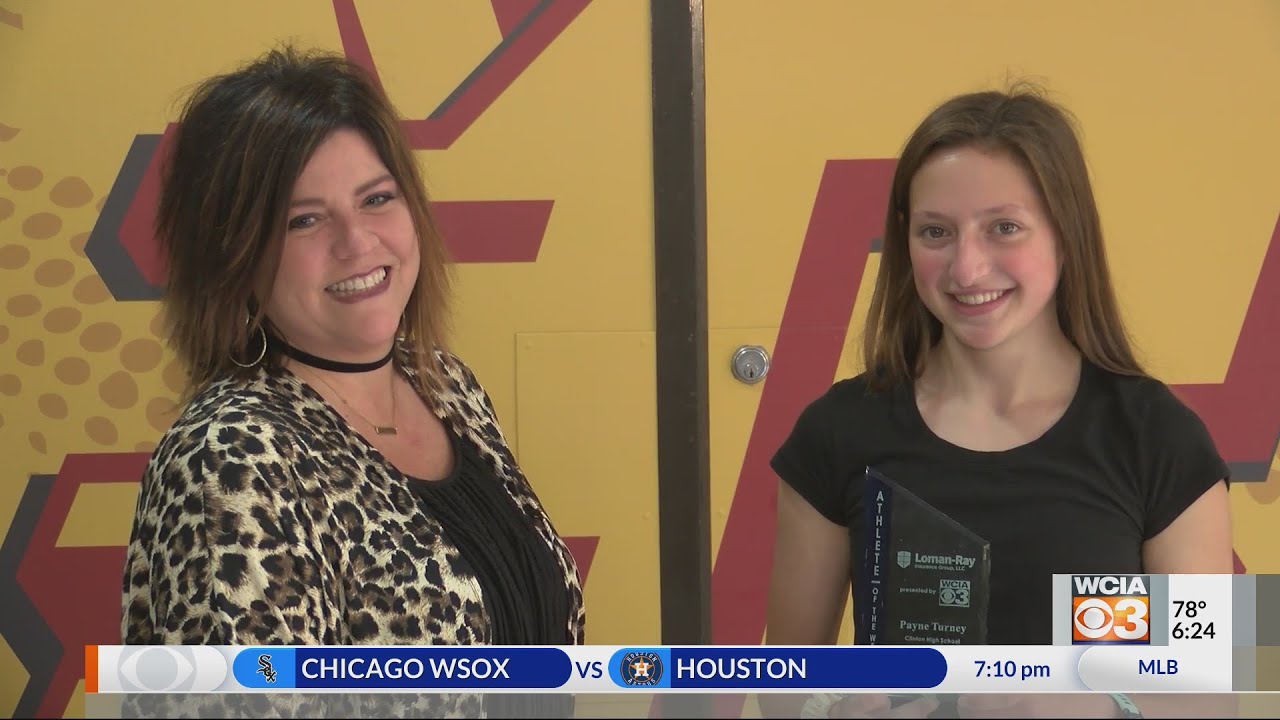 Turney wins Athlete of the Week - YouTube