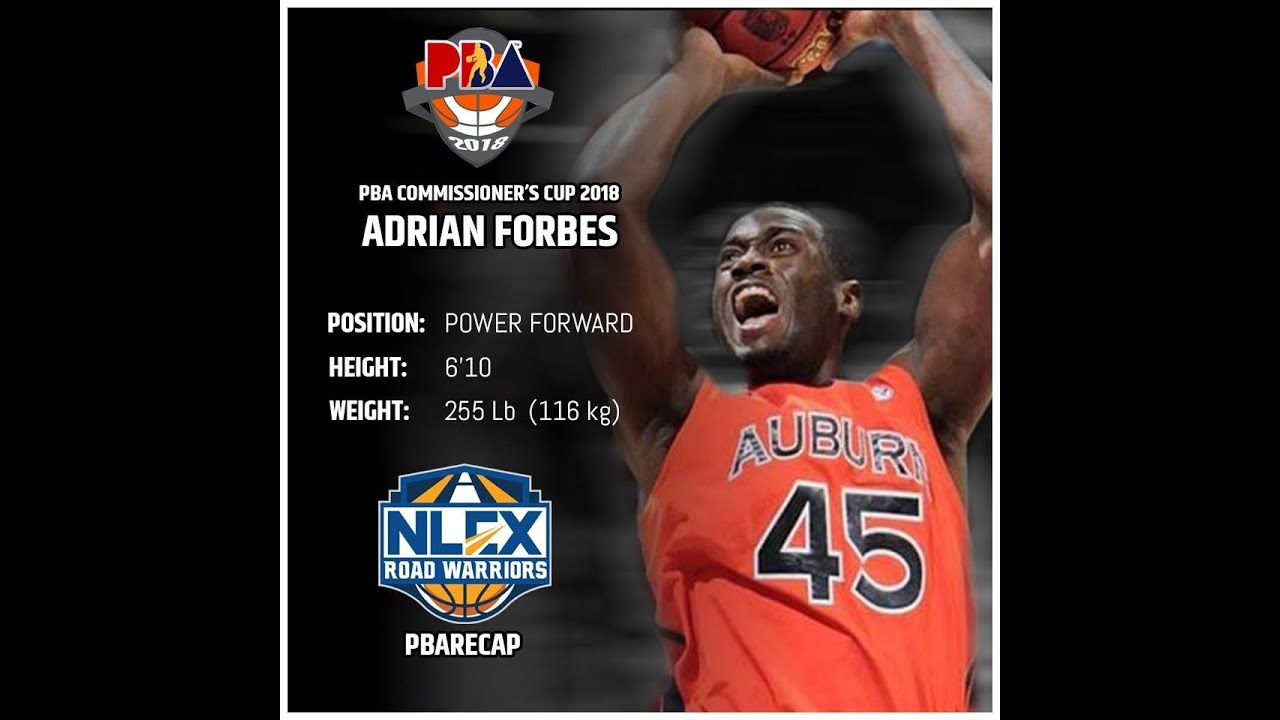 Adrian Forbes (#14 Blue Jersey) - 6'10" (209 cm) Stats: 26 pts, 17 rbs ...