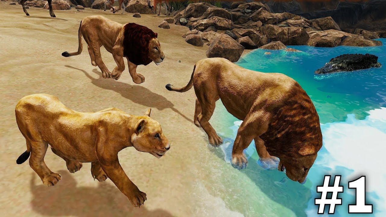 Lion Family Simulator - Animal Attack Game | RKM Gaming | Lion Games ...