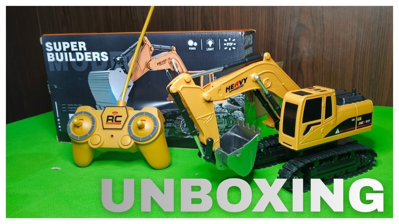 Unboxing RC BEKO Excavator – Keren dan Seperti Nyata - YouTube