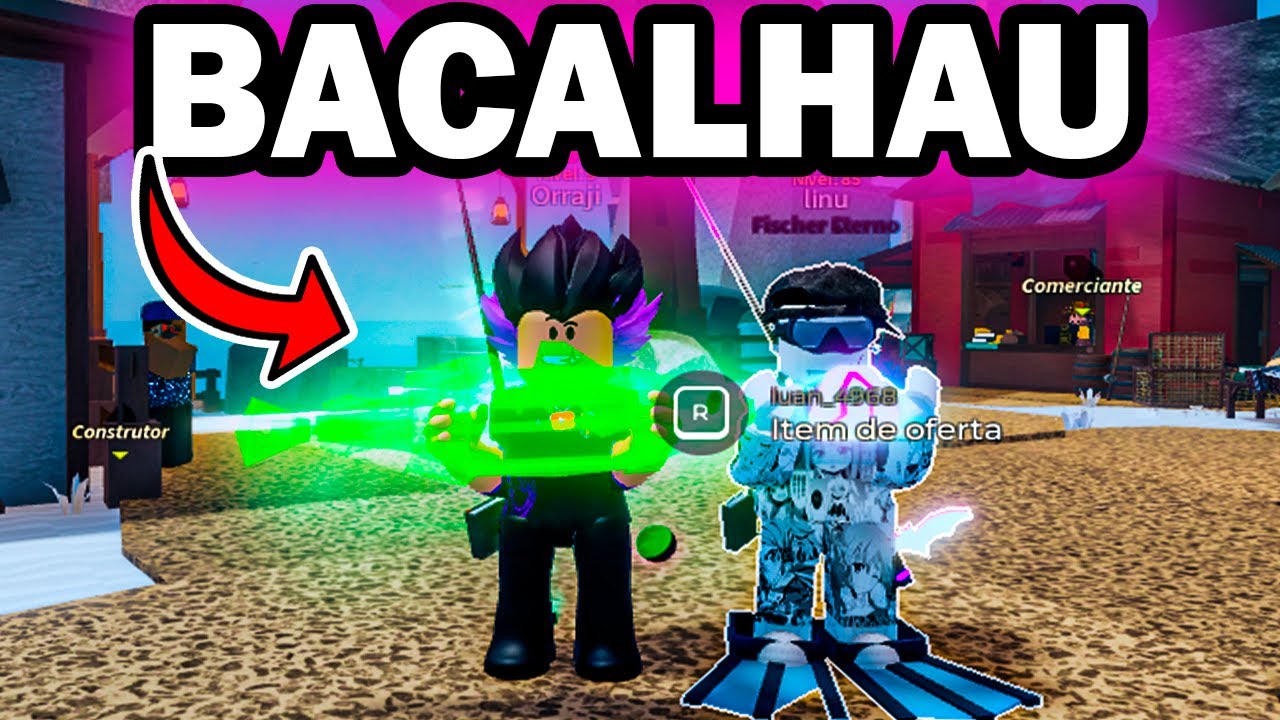 FISCH - COMO FAZER A MISSÃO DO PEIXE BACALHAU NO FISCH ROBLOX - YouTube