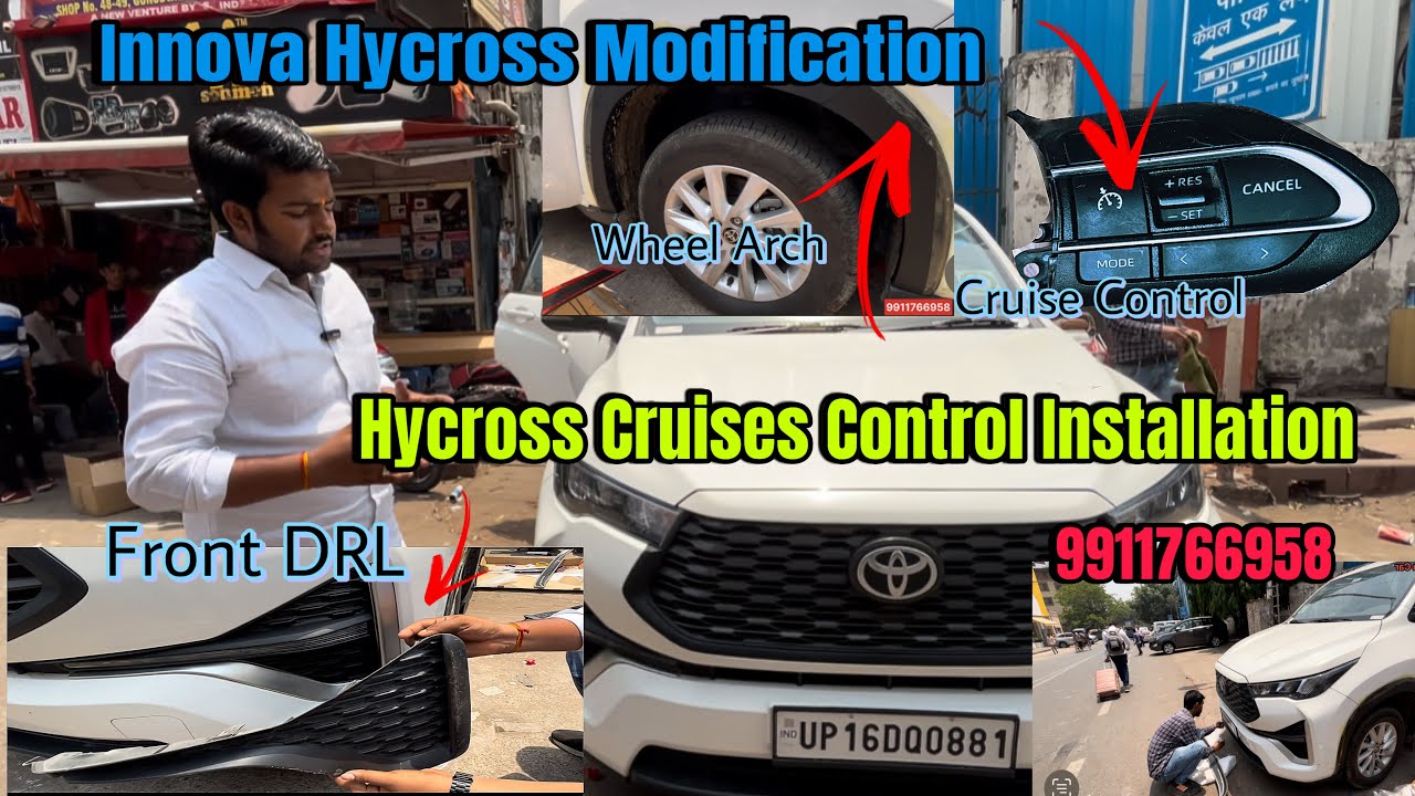 Toyota Innova Hycross GX CRUISE Control Installation || Hycross ...