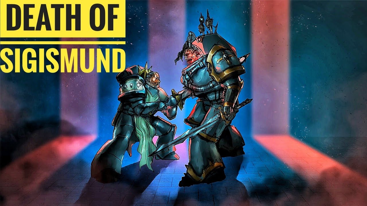 The Death of Sigismund | 40k Lore Black Legion Book - YouTube