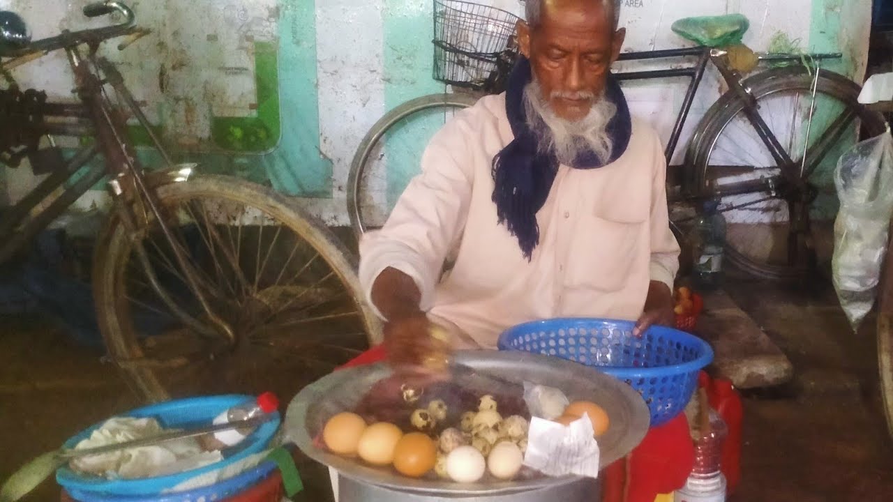 Amazing Hard working old man selling Healthy Food Boiled Eggs Delicious ...