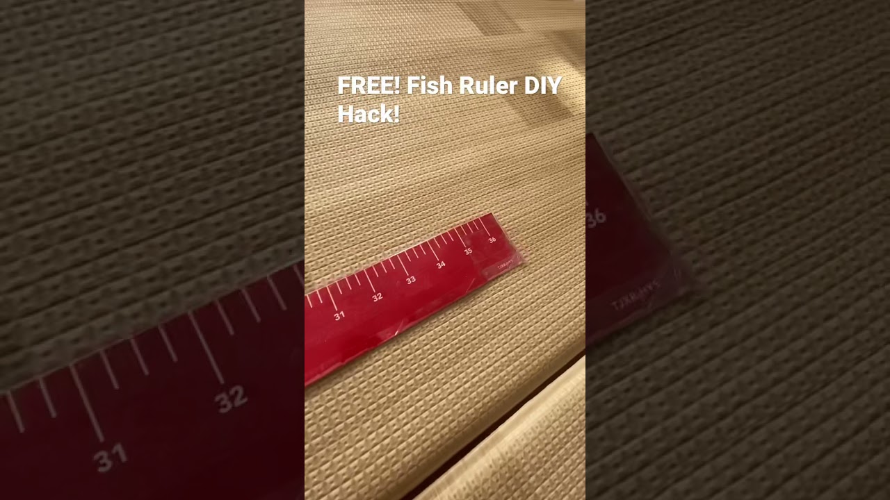 FREE Fish Ruler DIY Hack! - YouTube