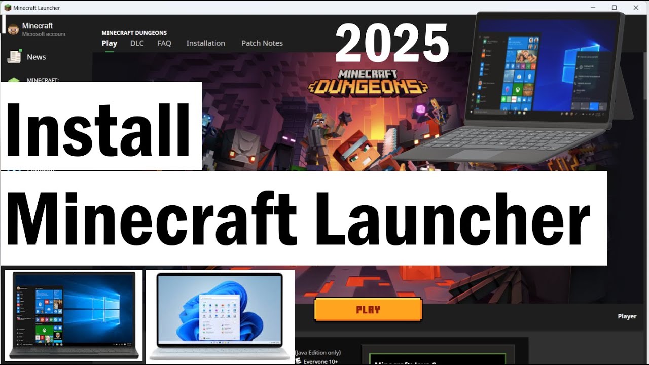 How to Download and Install the Minecraft Launcher | How to install ...