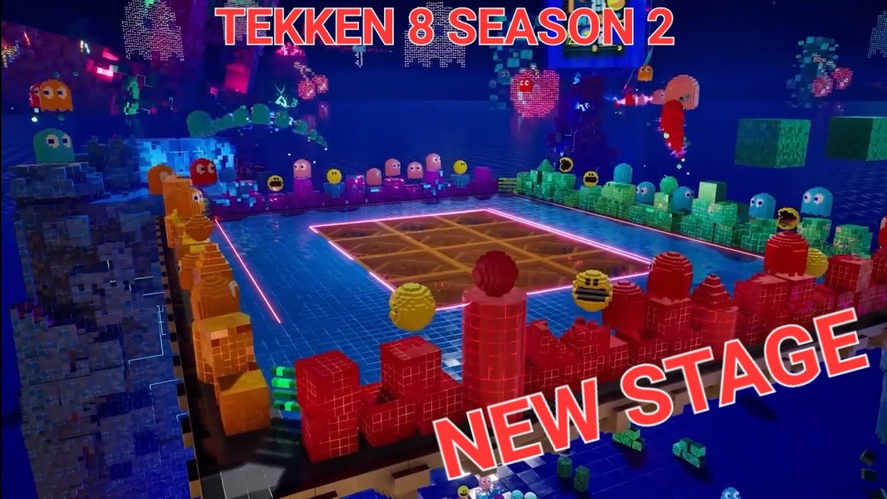 Tekken 8 season 2 new stage for Pacman celebration - YouTube