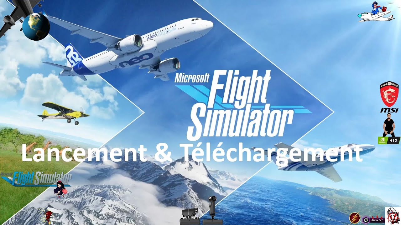 Flight Simulator - MSI GP66 Ultra - On se lance Téléchargement - YouTube