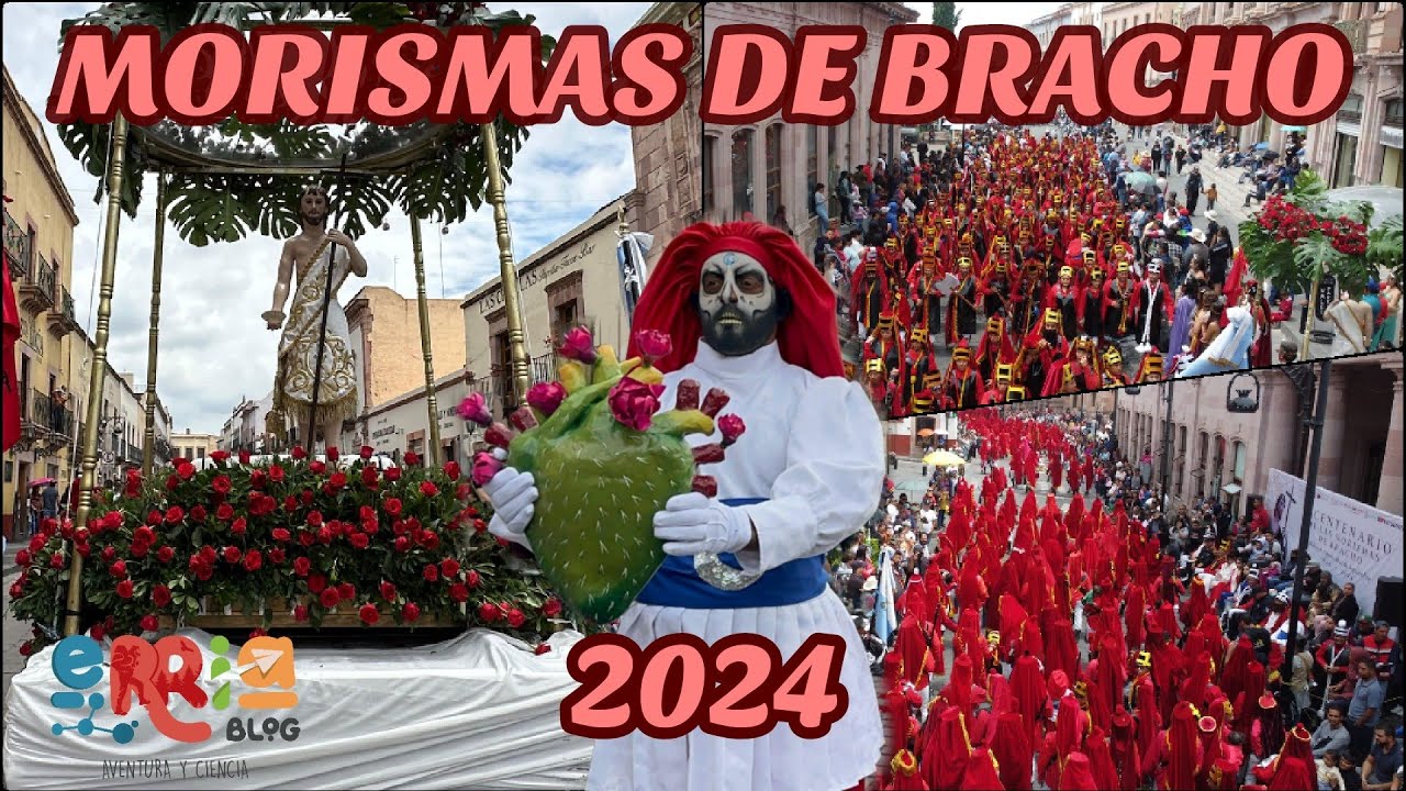MORISMAS DE BRACHO EN ZACATECAS 2024(DESFILE EN EL CENTRO HISTÓRICO ...