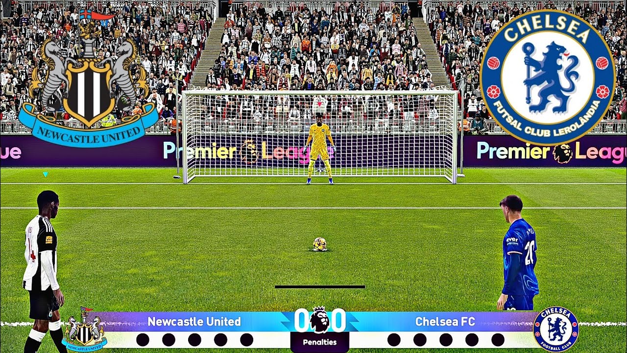 NEWCASTLE UNITED VS CHELSEA FULL PENALTY SHOOTOUT | NEW VS CHE ...