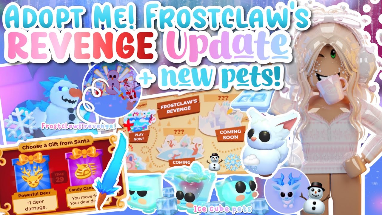 Adopt Me! Frostclaw’s Revenge Update: Ice Saber Giveaway & New Pets! 🎁🧊 ...