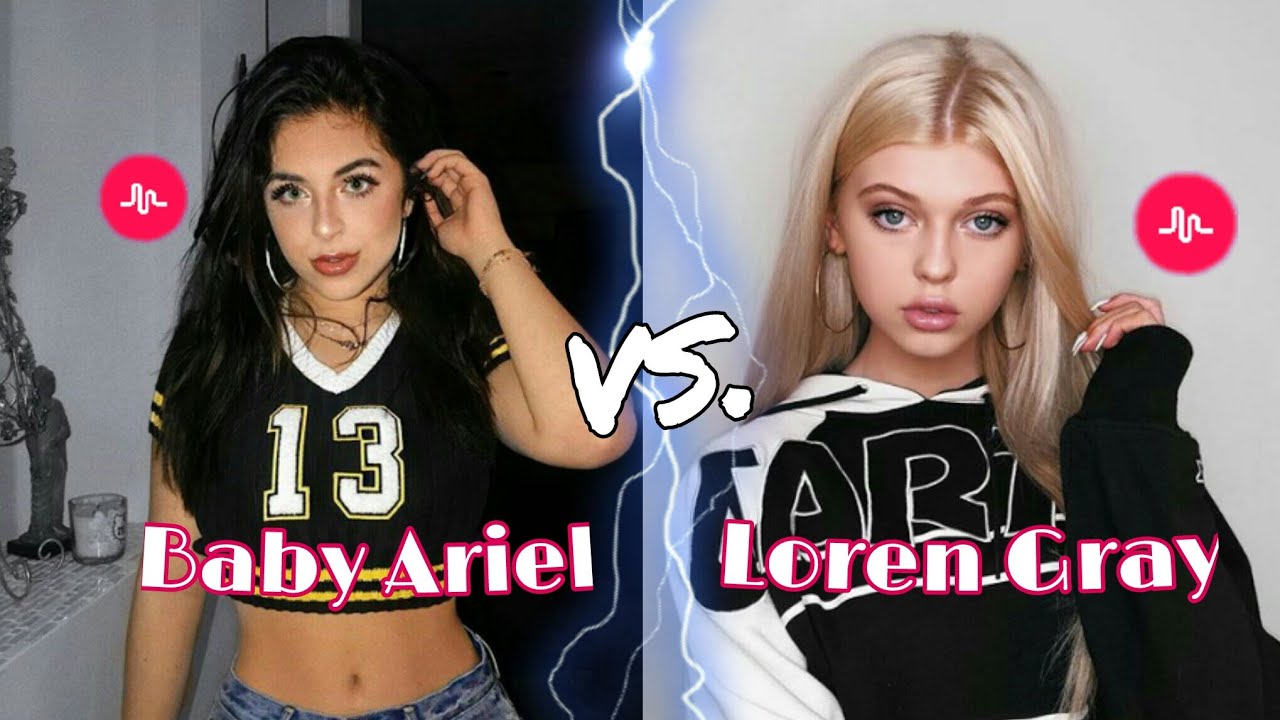 Baby Ariel vs. Loren Gray Musical.ly Battle| Next Musers - YouTube