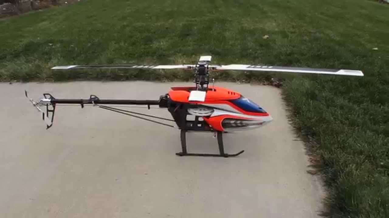1,3,2015 flight with Custom blade helicopter - YouTube
