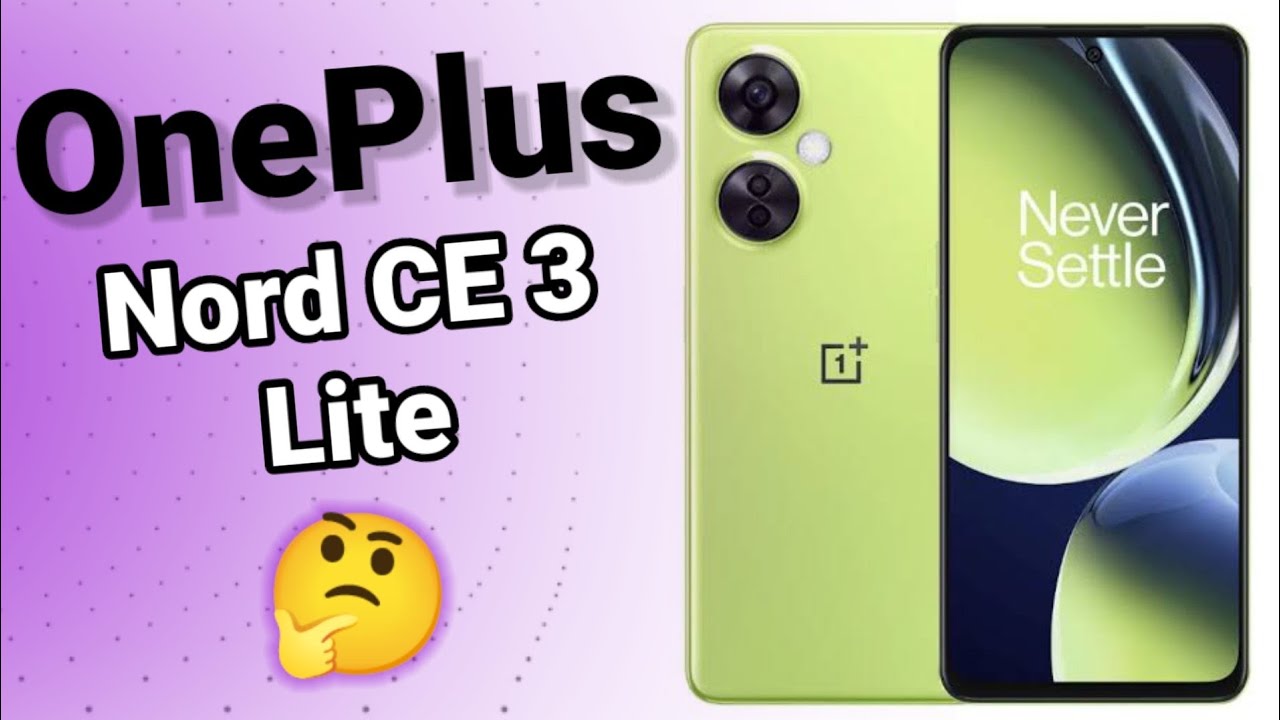 OnePlus Nord CE 3 Lite || OnePlus || Tech Key Specs - YouTube